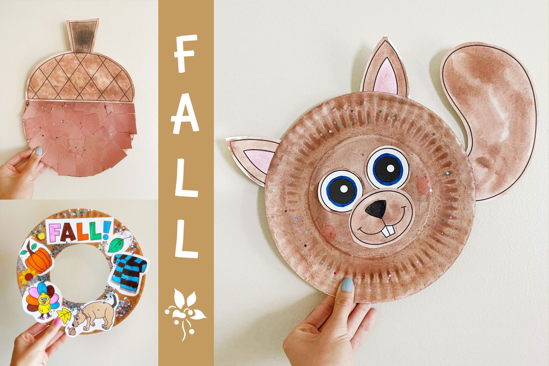 Cut & Paste Fall Wreath Craft for Preschool! ⋆ The Hollydog Blog