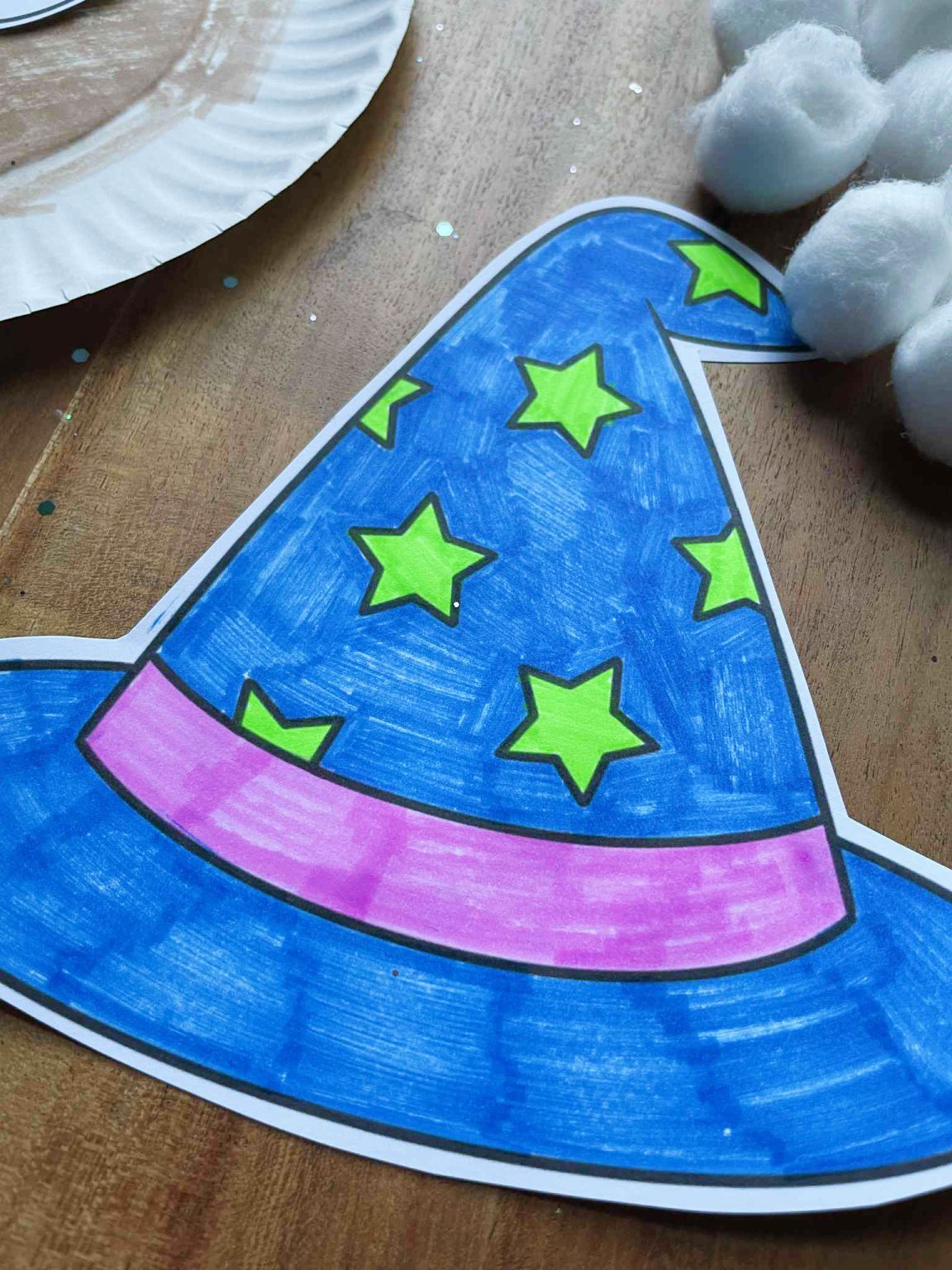 Fun Wizard Craft for Preschool (free cutouts!) ⋆ The Hollydog Blog