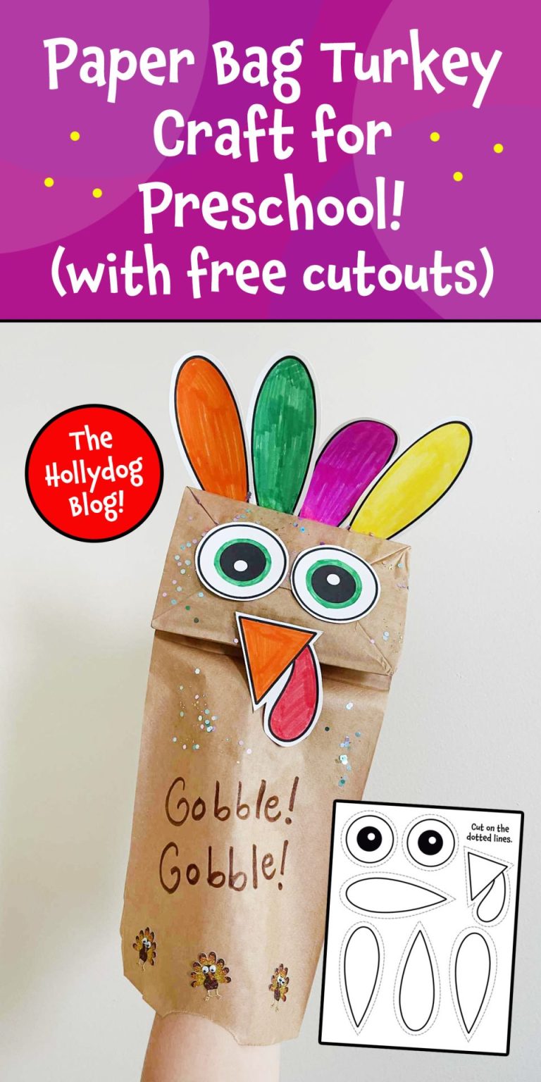 Cute Paper Bag Turkey Craft for Kids! ⋆ The Hollydog Blog