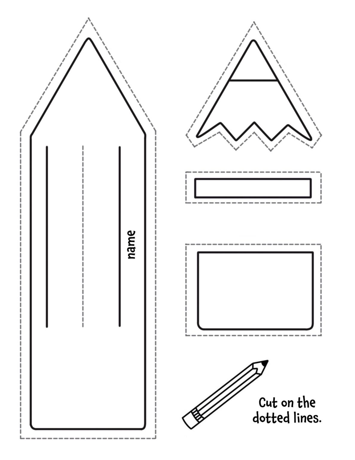 Cute Back to School Craft & Printables for Preschool! ⋆ The Hollydog Blog