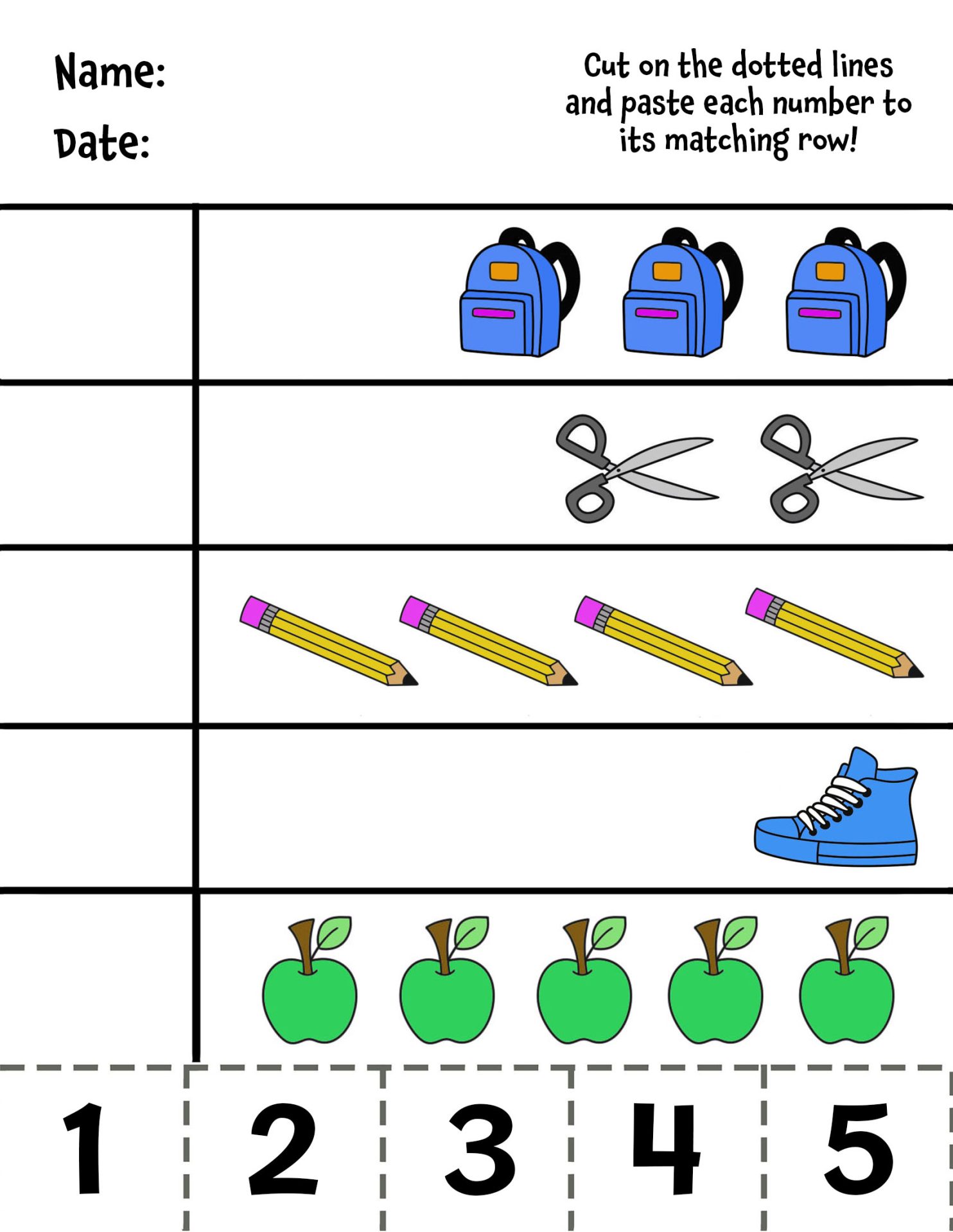 Cute Back-to-School Craft & Printables for Preschool! ⋆ The Hollydog Blog
