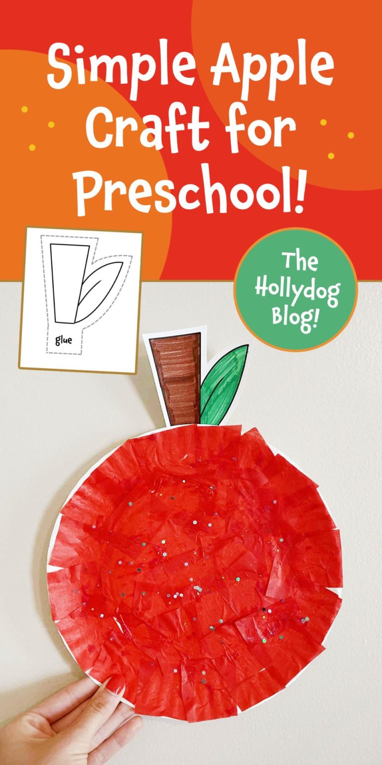Simple Apple Craft for Preschool! ⋆ The Hollydog Blog