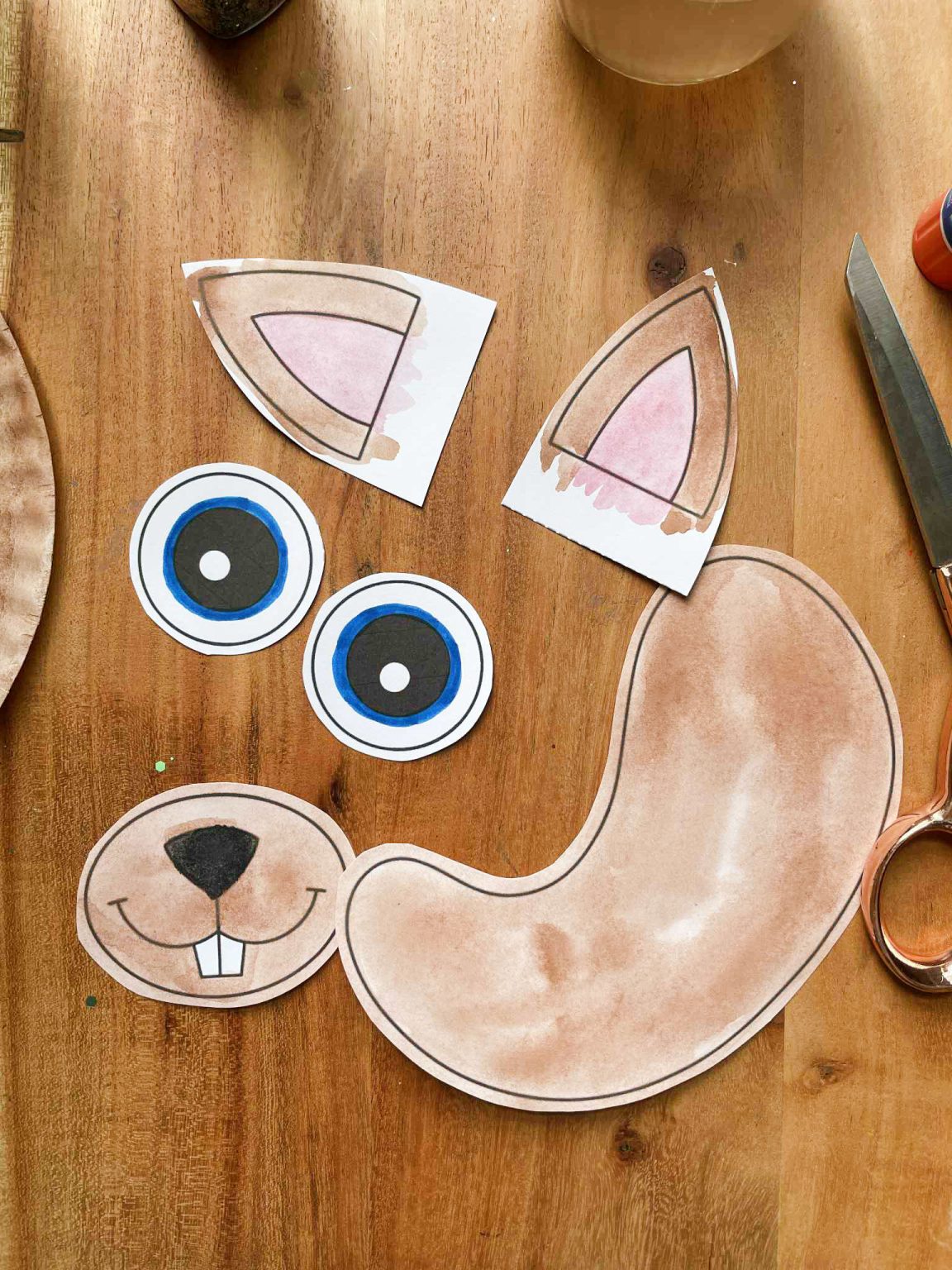 Free Squirrel Craft for Preschool! ⋆ The Hollydog Blog