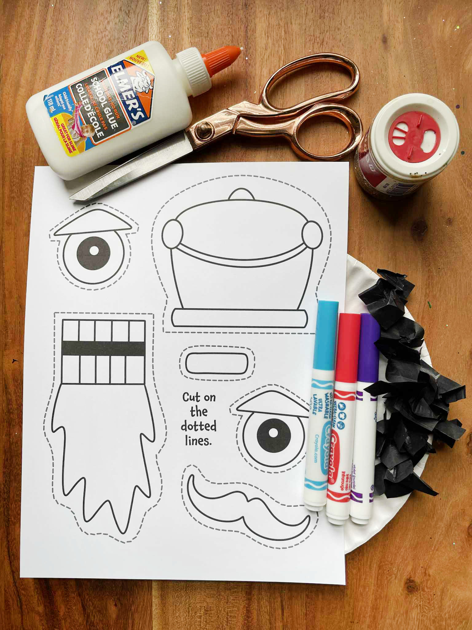 The Best Nutcracker Craft for Kids! ⋆ The Hollydog Blog