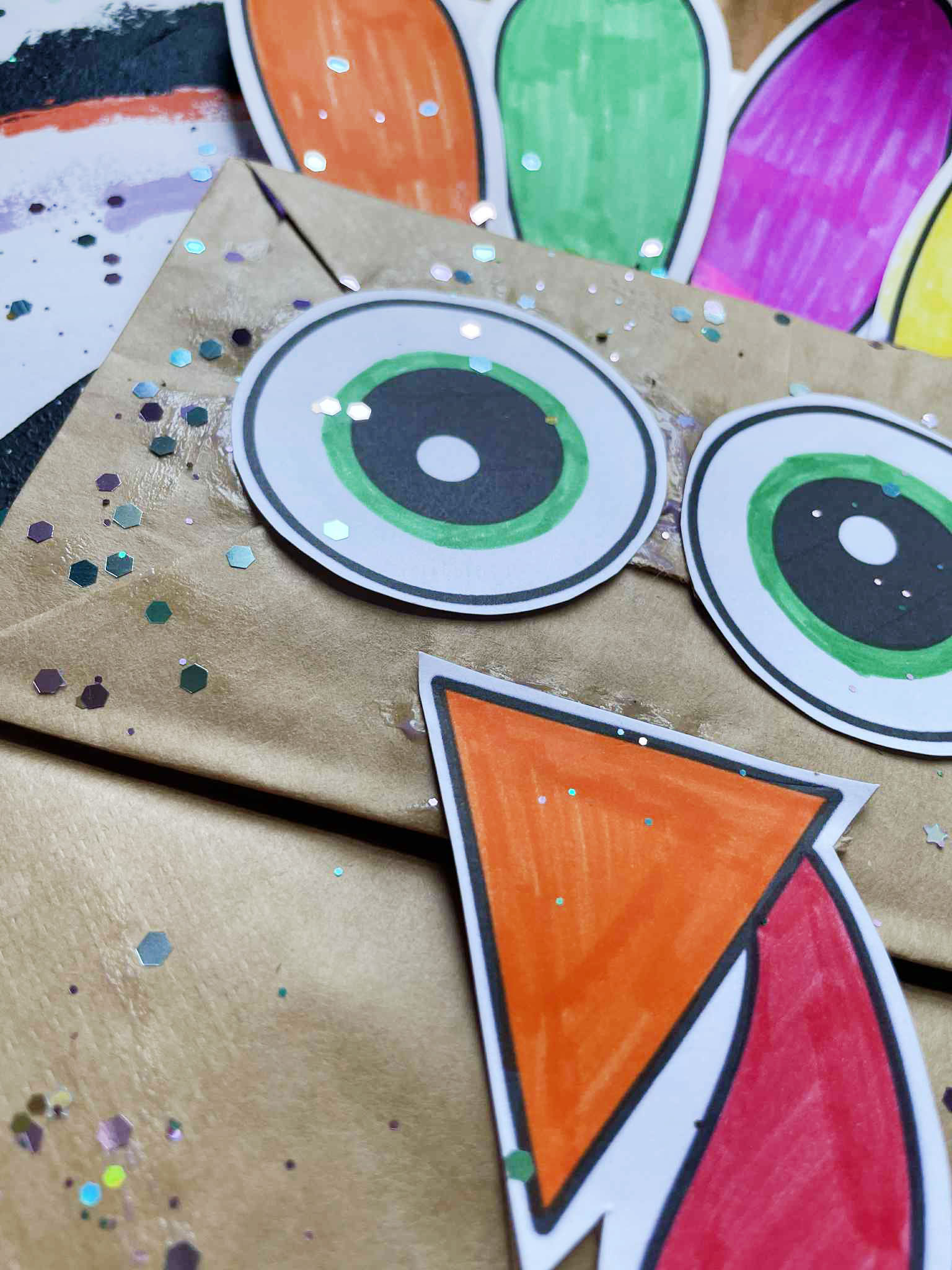 Cute Paper Bag Turkey Craft for Kids! ⋆ The Hollydog Blog