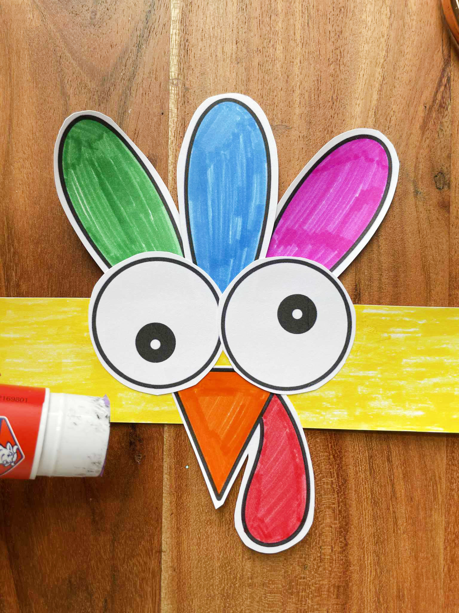 Free Turkey Headband Craft for Preschool! ⋆ The Hollydog Blog