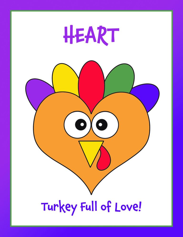 Free Turkey Playdough Mats for Preschool: Learn Shapes the Fun Way! ⋆ ...