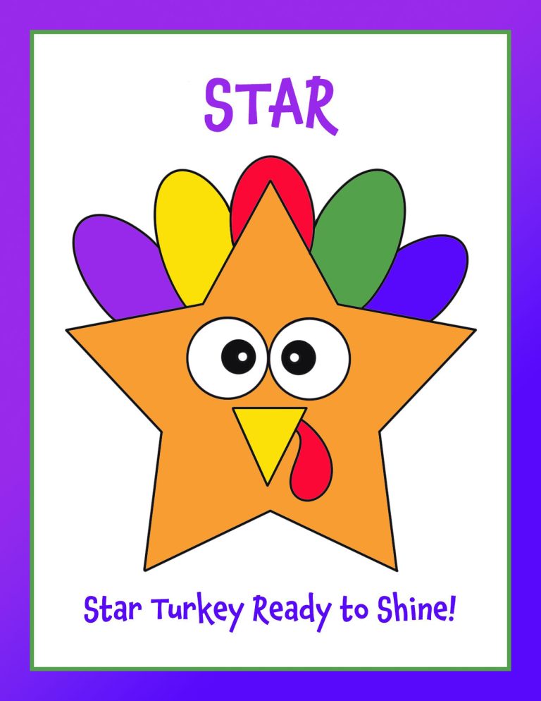 Free Turkey Playdough Mats for Preschool: Learn Shapes the Fun Way! ⋆ ...