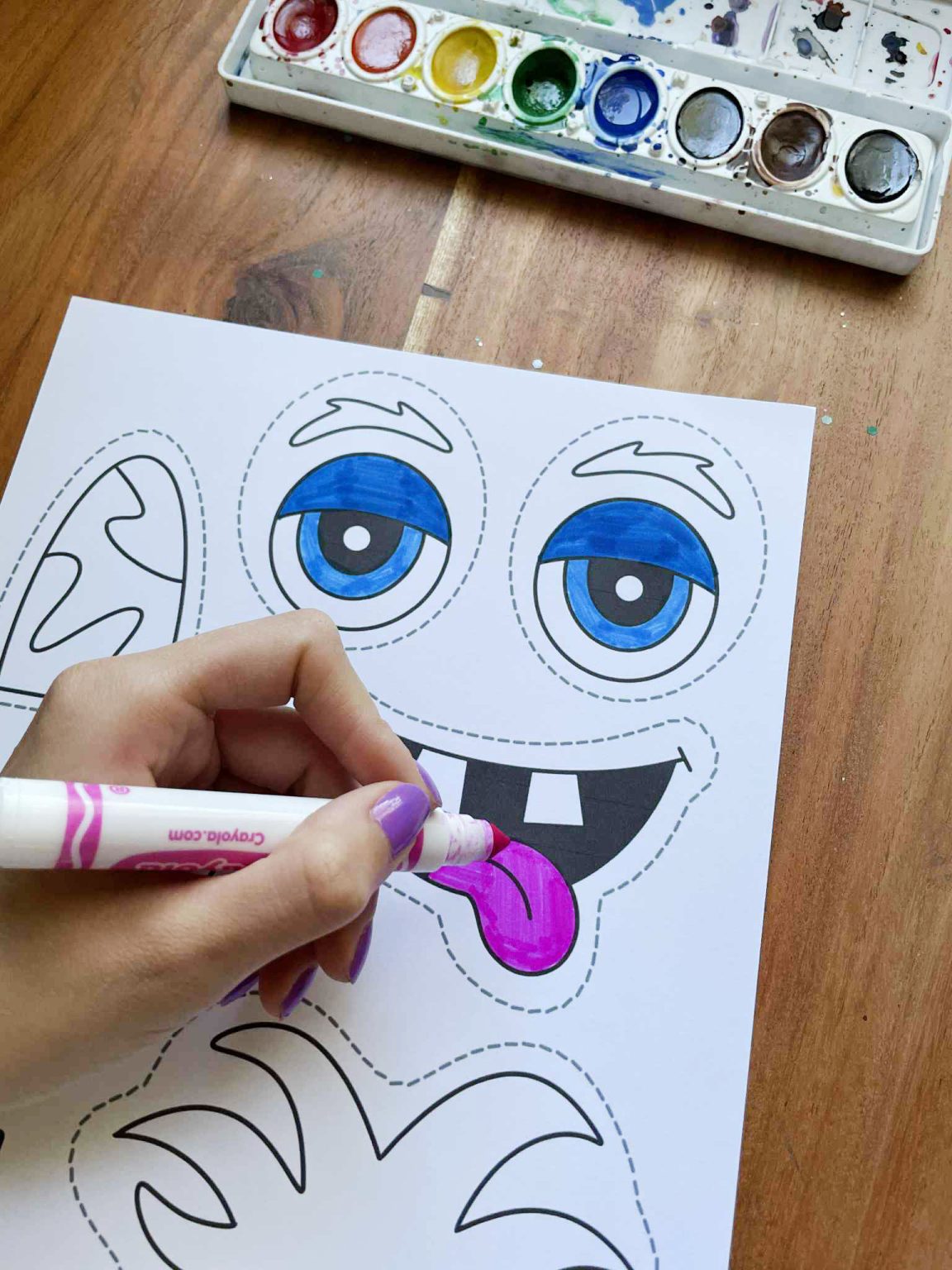 The Best Yeti Craft for Preschool! (with free cutouts) ⋆ The Hollydog Blog