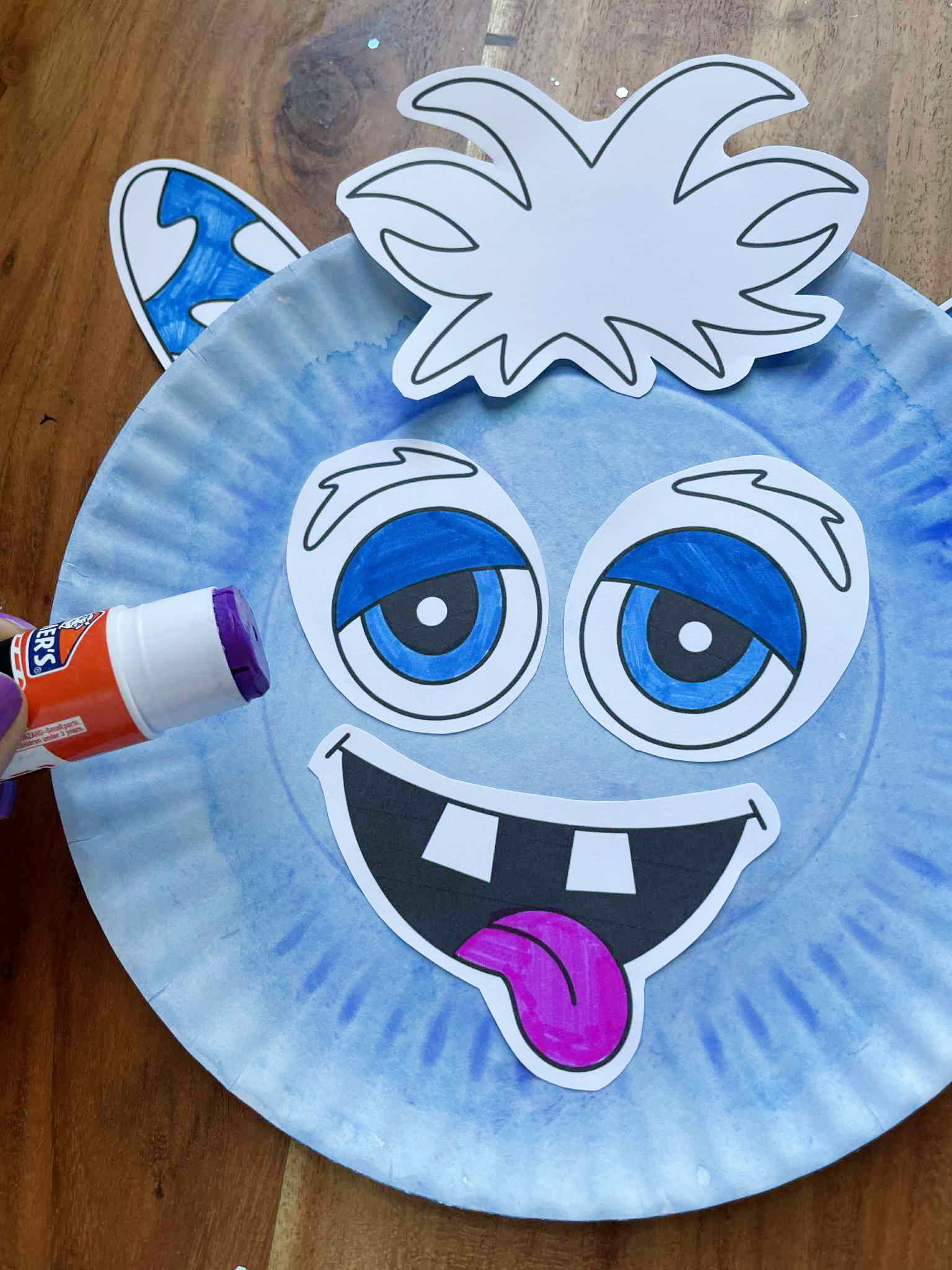 The Best Yeti Craft for Preschool! (with free cutouts) ⋆ The Hollydog Blog