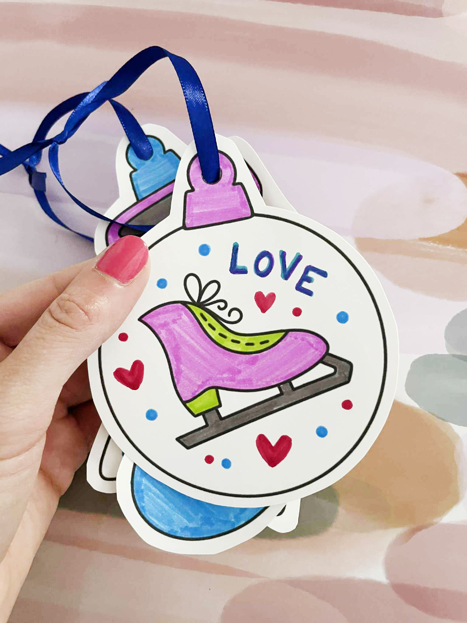 Cute Christmas Ornament Craft for Preschool (with free templates!) ⋆ ...