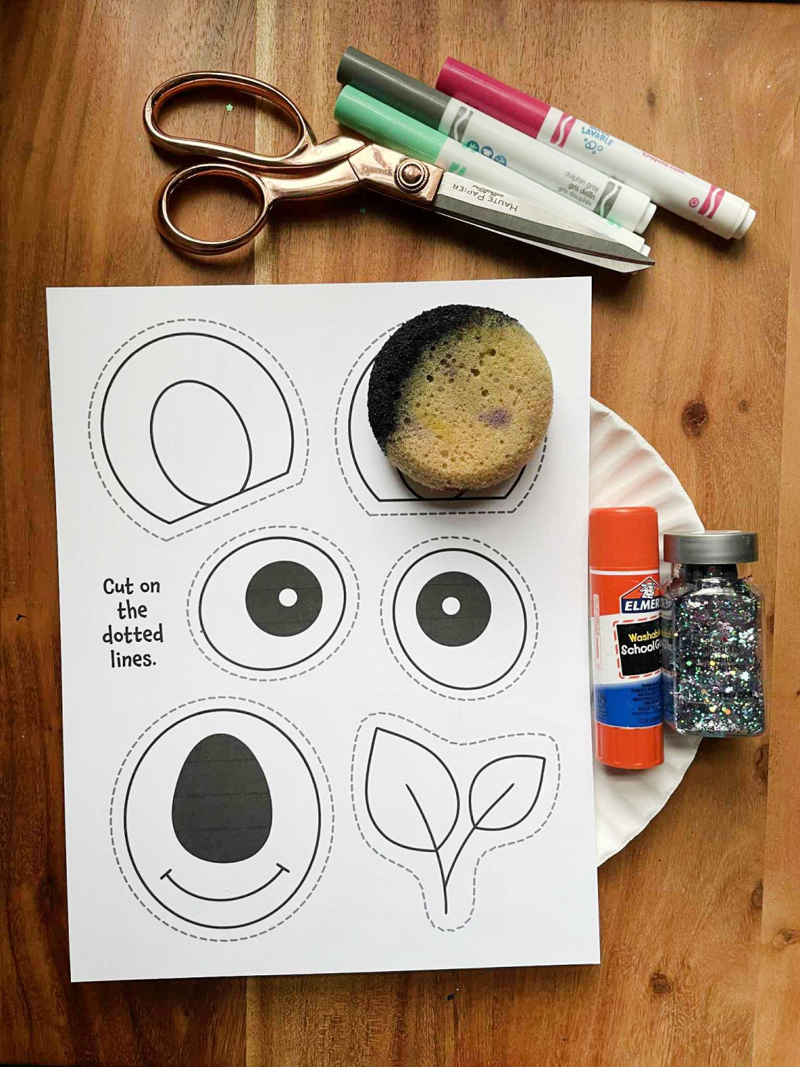 Cute Koala Craft for Preschool (with free cutouts) ⋆ The Hollydog Blog