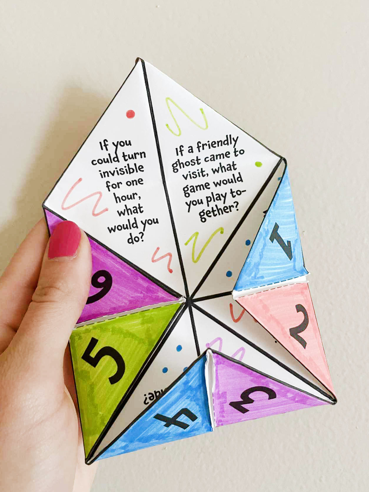 Free Halloween Cootie Catcher for Kids! ⋆ The Hollydog Blog