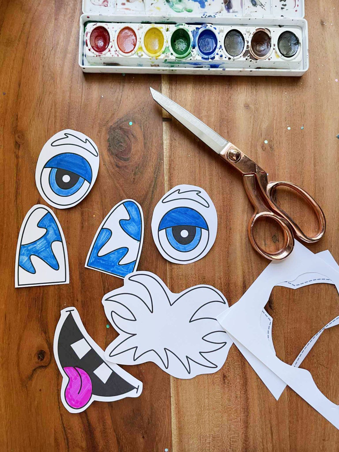 The Best Yeti Craft for Preschool! (with free cutouts) ⋆ The Hollydog Blog