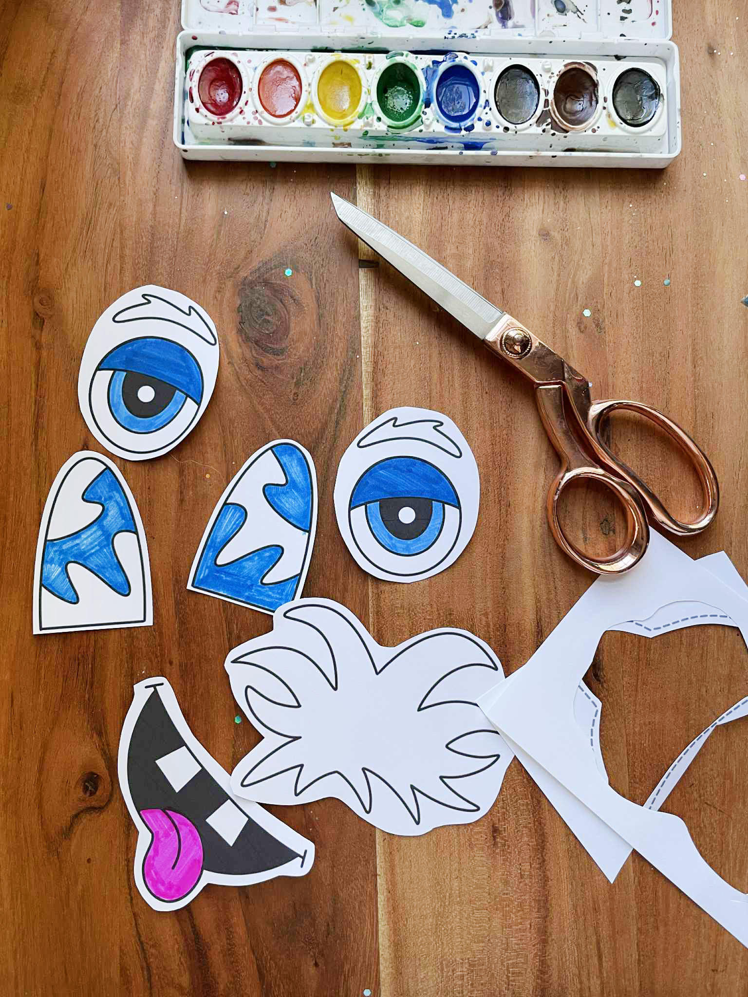 The Best Yeti Craft for Preschool! (with free cutouts) ⋆ The Hollydog Blog