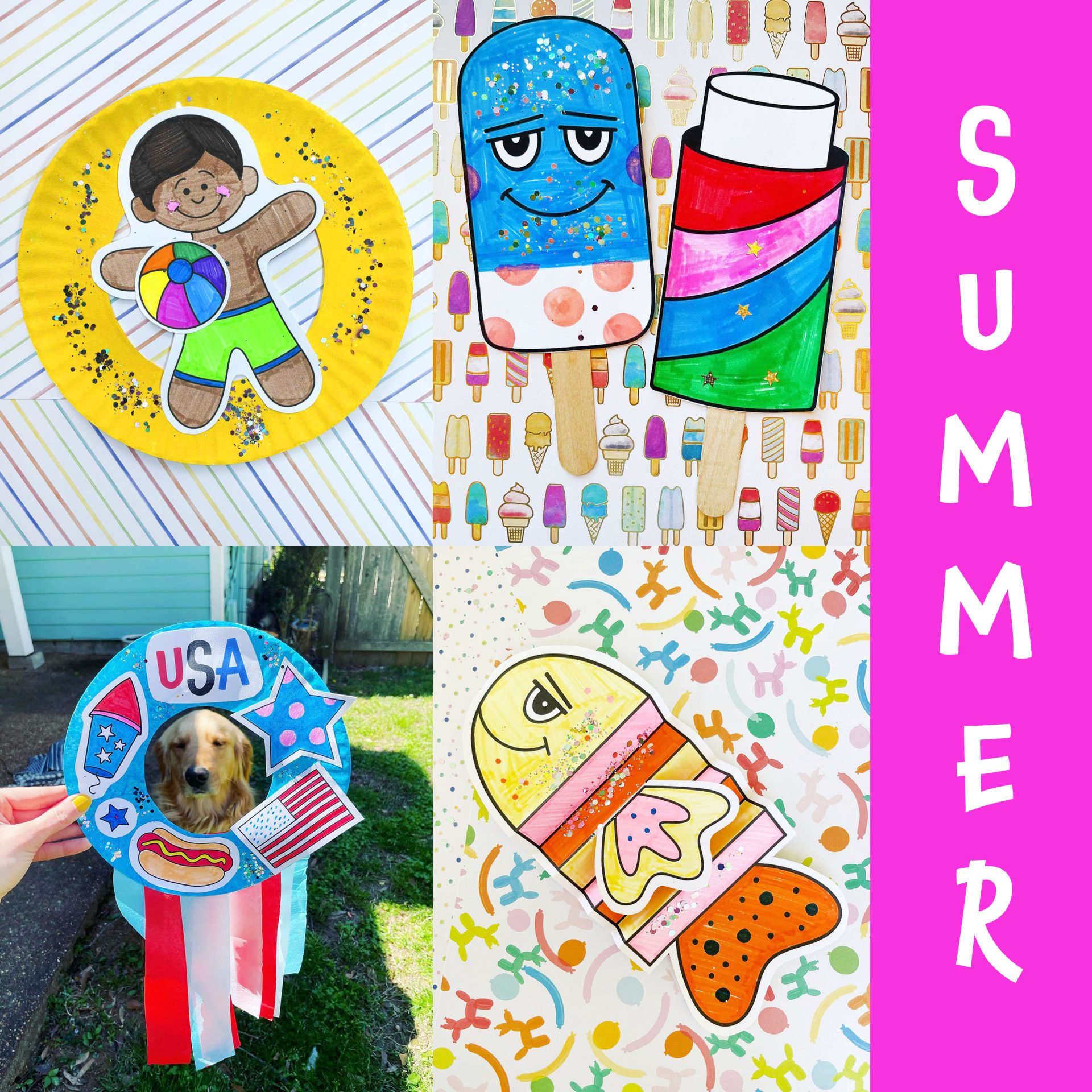 Summer Activities for Preschool (Easy Crafts & Printable Activities) ⋆ ...