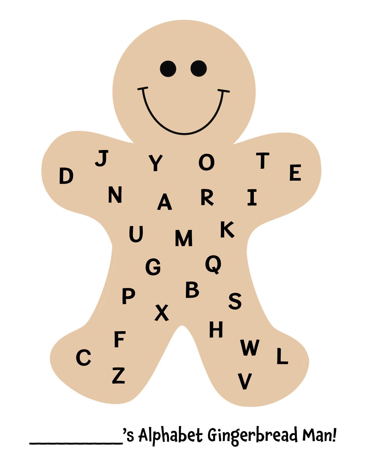 Free Christmas Letter Match Printables for Preschool! ⋆ The Hollydog Blog