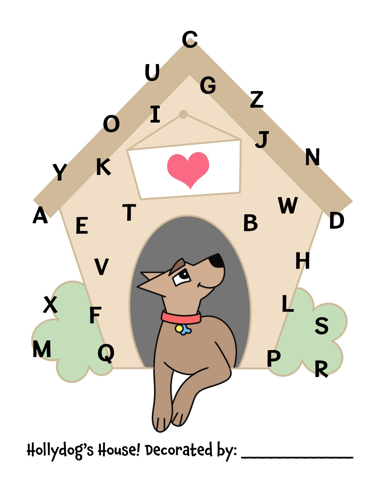 Free Christmas Letter Match Printables for Preschool! ⋆ The Hollydog Blog