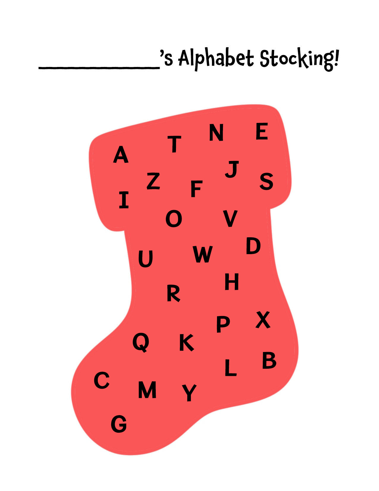 Free Christmas Letter Match Printables for Preschool! ⋆ The Hollydog Blog