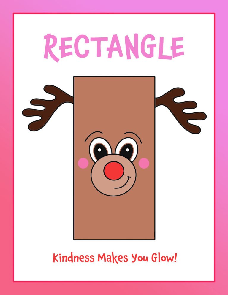 8 Free Rudolph Playdough Mats for Preschoolers — Learn Shapes with ...