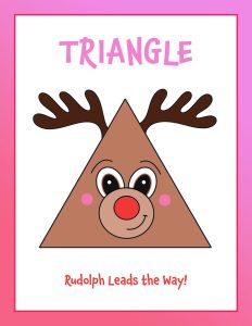 8 Free Rudolph Playdough Mats for Preschoolers — Learn Shapes with ...