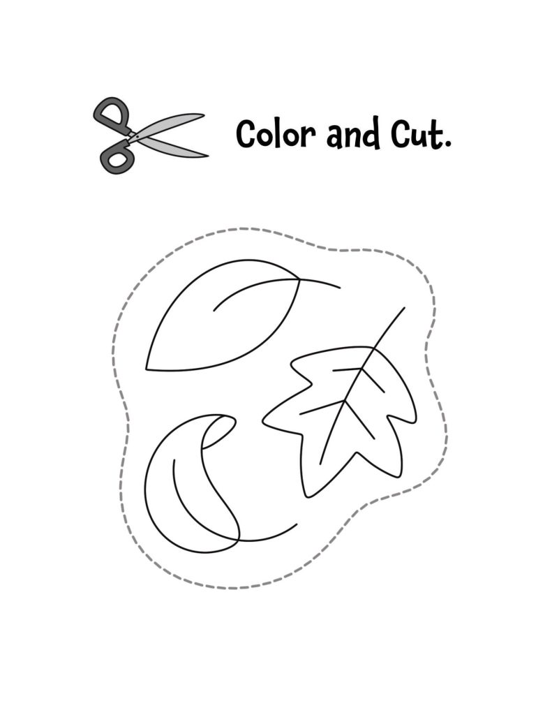 Free Thanksgiving Cutting Practice Worksheets for Preschool! ⋆ The ...
