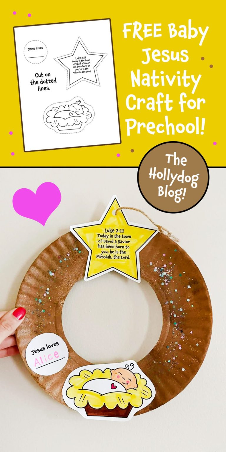 Baby Jesus Paper Plate Craft for Preschool (Free Printable Cutouts!) ⋆ ...