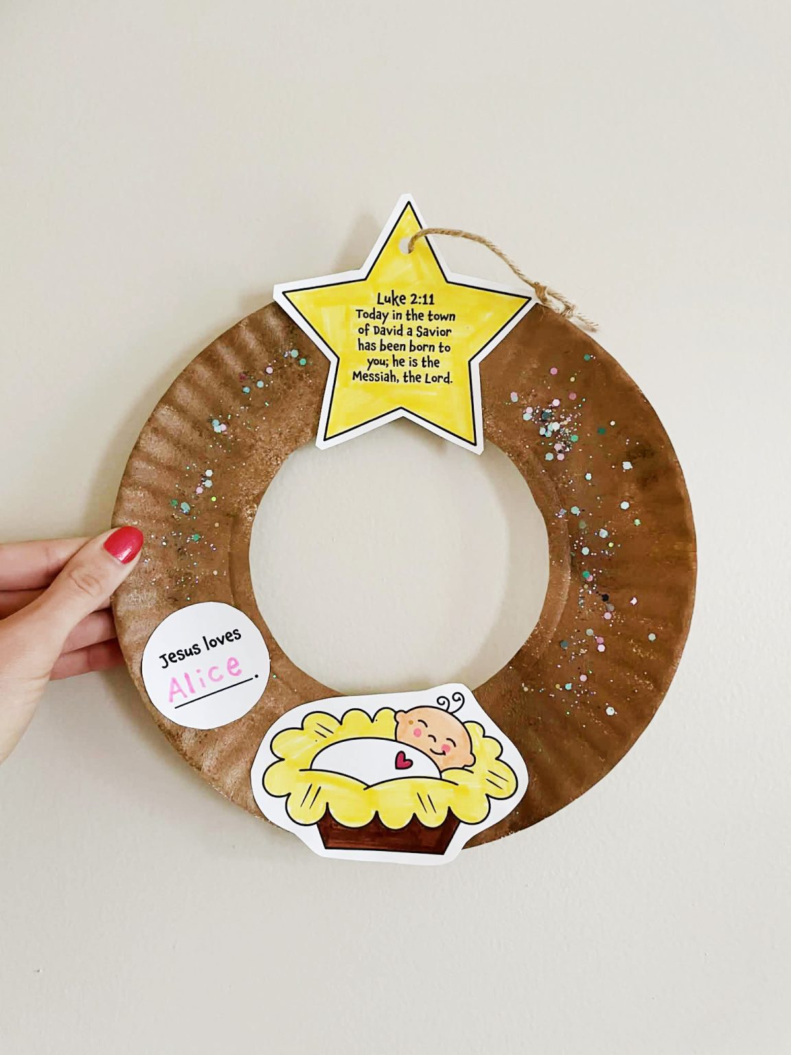 Baby Jesus Paper Plate Craft for Preschool (Free Printable Cutouts!) ⋆ ...