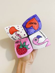 Free Valentine’s Day Cootie Catcher for Preschool (Printable Craft!) ⋆ ...