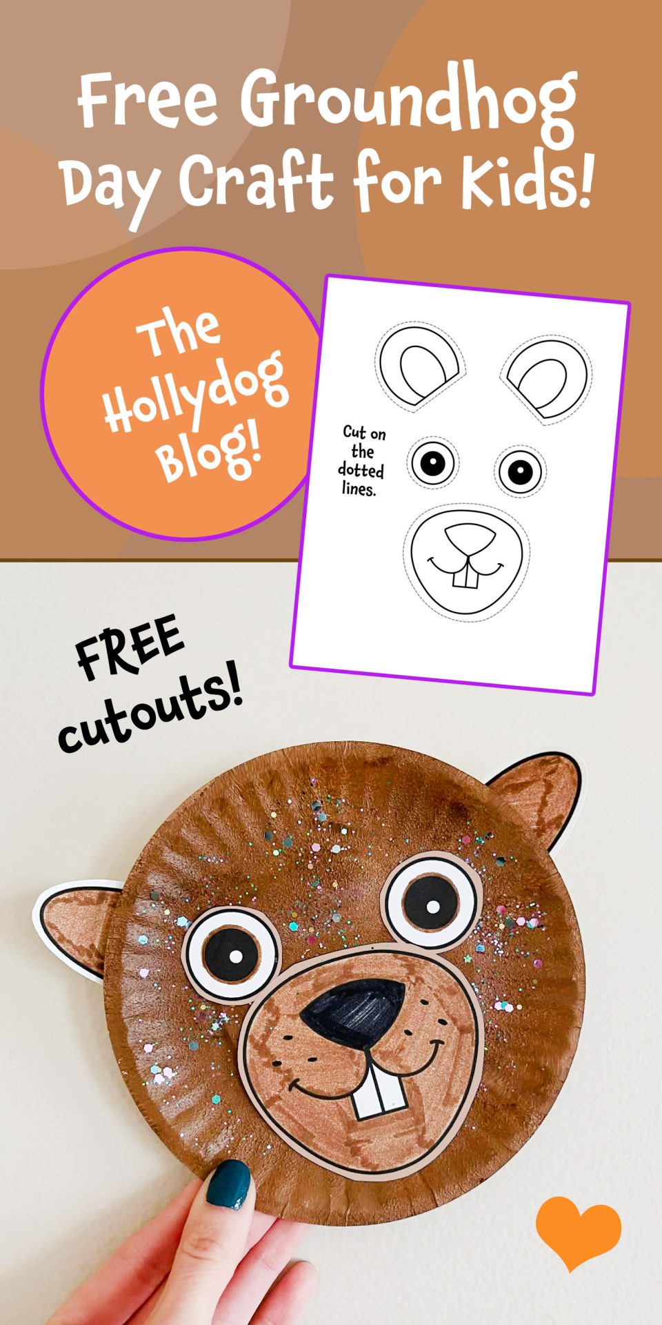 Fun Groundhog Day Craft for Preschoolers (Perfect for February!) ⋆ The ...