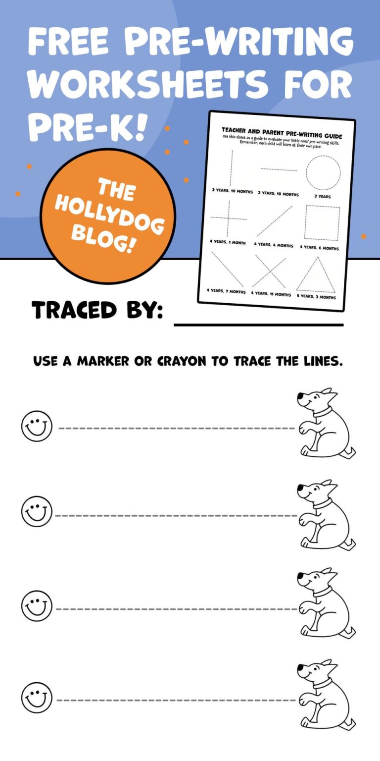 Free Pre-Writing Worksheets for Preschool: Lines, Curves & Squiggles ...