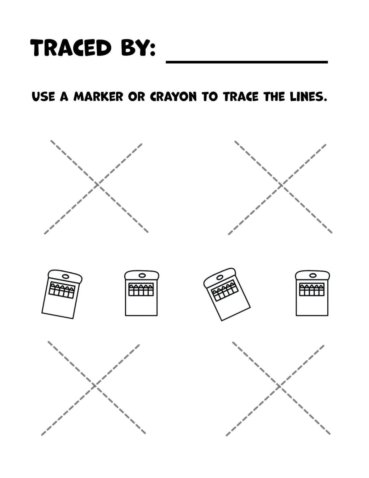 Free Pre-Writing Worksheets for Preschool: Lines, Curves & Squiggles ...