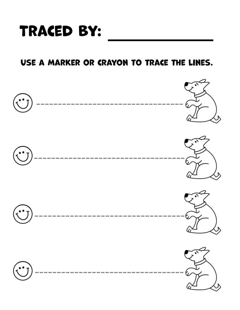 Free Pre-Writing Worksheets for Preschool: Lines, Curves & Squiggles ...