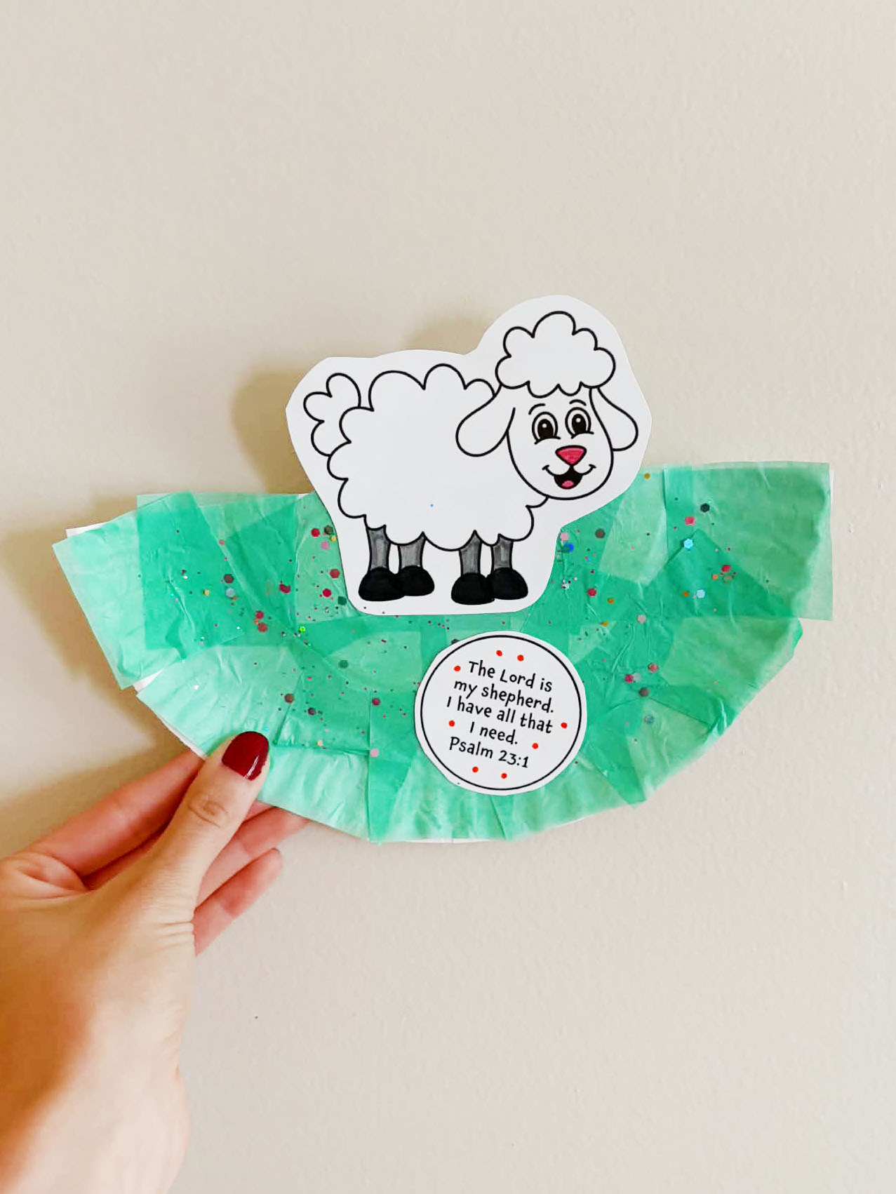 The Lord Is My Shepherd Craft for Preschool (Free Printable Bible ...
